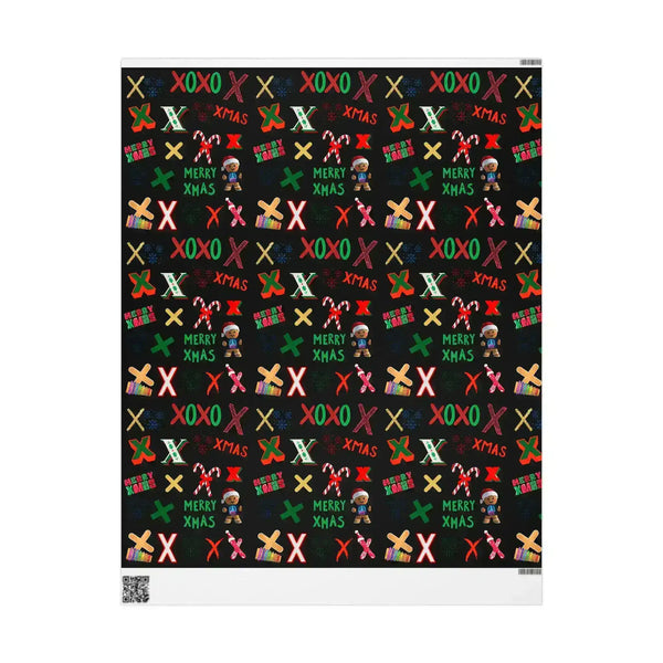 "X" Christmas Wrapping Paper – Alphabet Gift Swap Collection – Cady ...